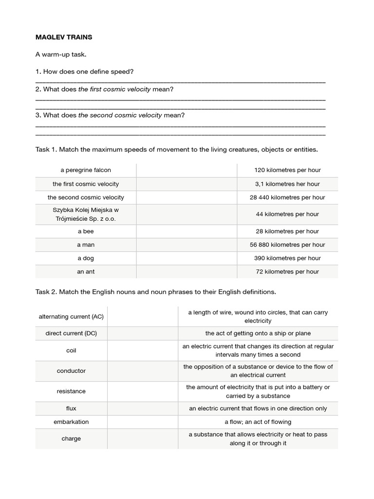 Magnetically Levitated Trains | PDF | Electric Current | Train