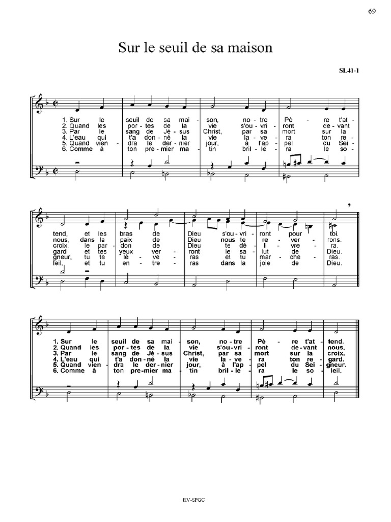 Sur Le Seuil de Sa Maison | PDF