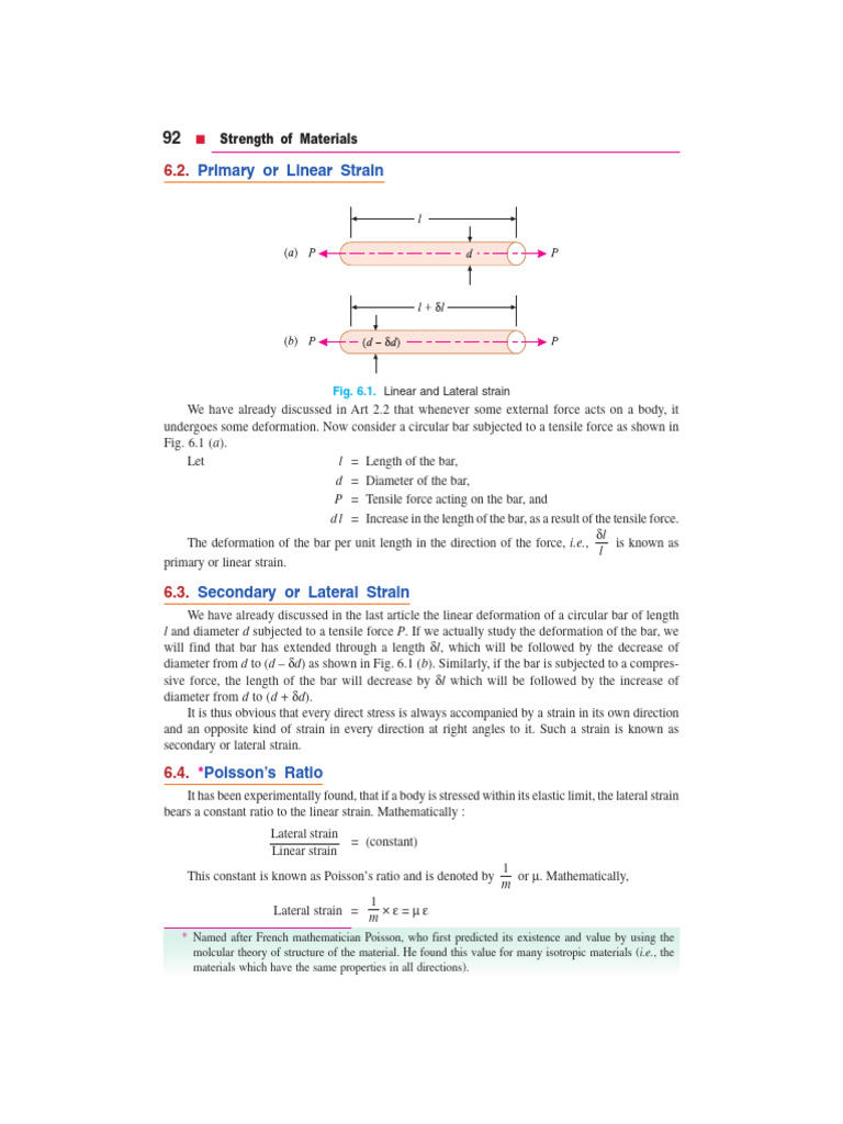 Lateral Strain | PDF | Deformation (Engineering) | Stress (Mechanics)