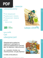 Lekcje Z ZUS - Materiały Dla Nauczyciela - Lekcja 1 | PDF