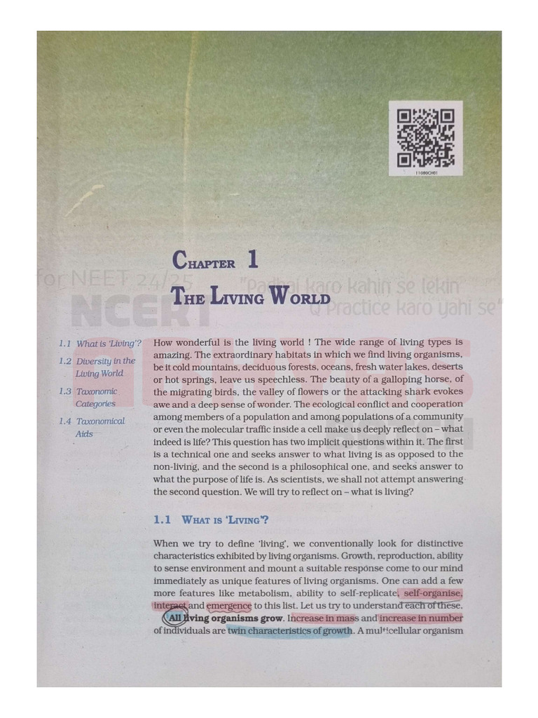 The Living World | PDF