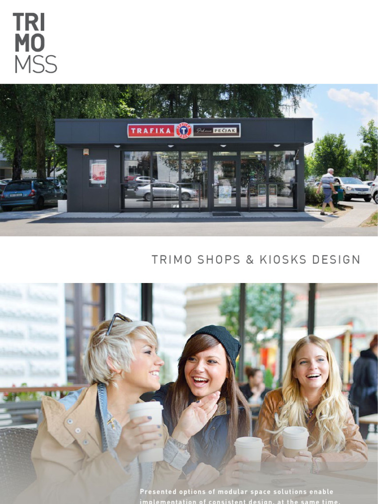 Trimo - Shops & Kiosk - Eny | PDF | Building Insulation | Materials