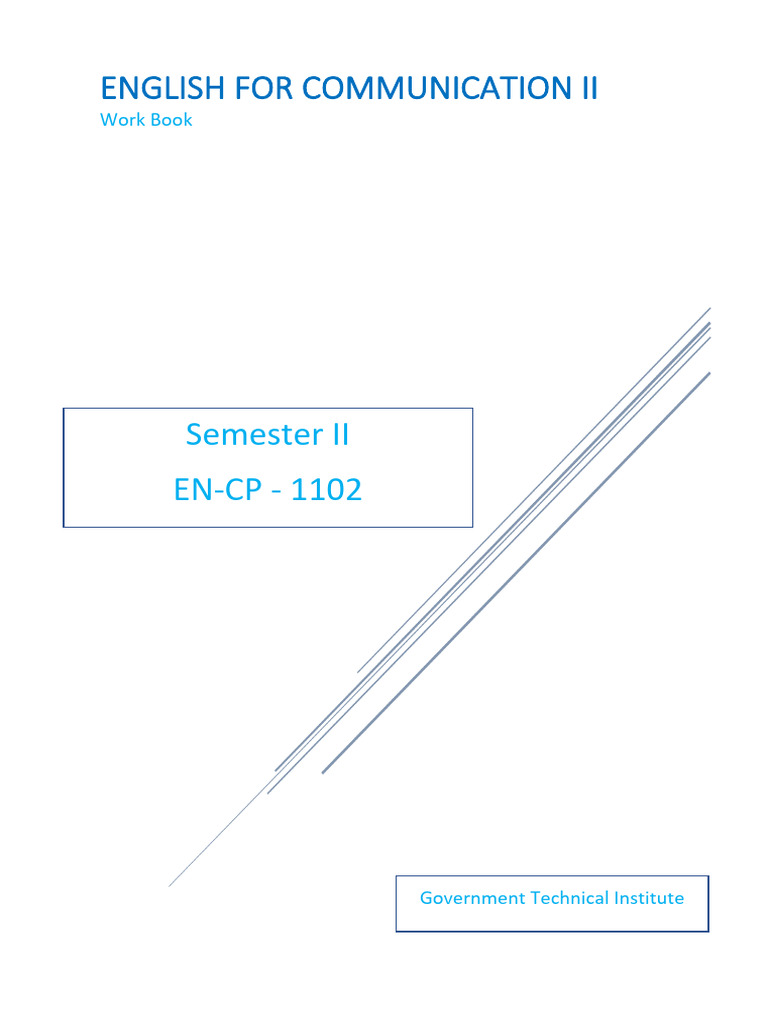 English Communication Workbook II | PDF | Cost Of Living | English Language