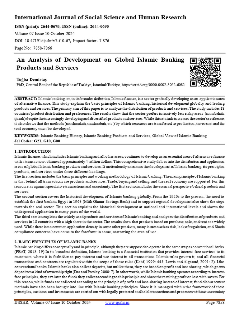An_Analysis_of_Development_on_Global_Isl | PDF | Islamic Banking And Finance | Banks