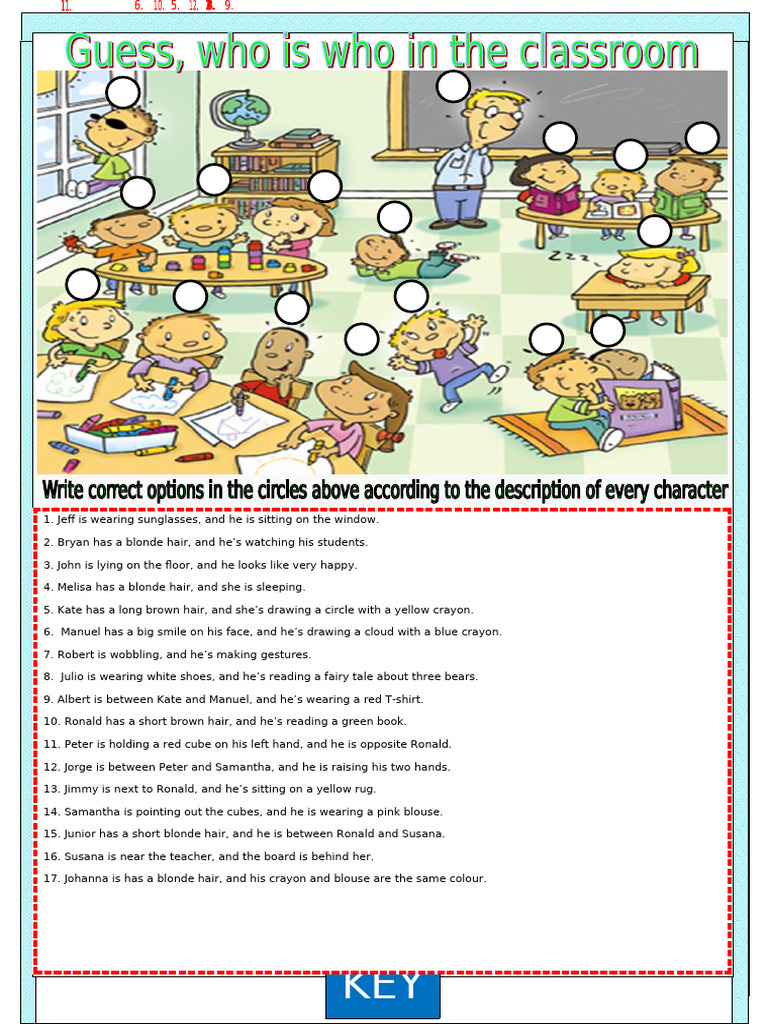 Classroom Activities and Student Descriptions | PDF