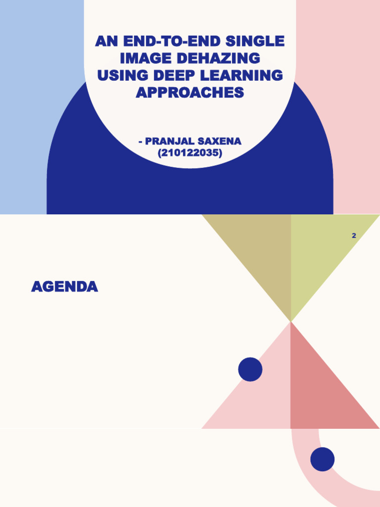 An End-To-End Single Image Dehazing Using Deep Learning | PDF | Attenuation | Rgb Color Model