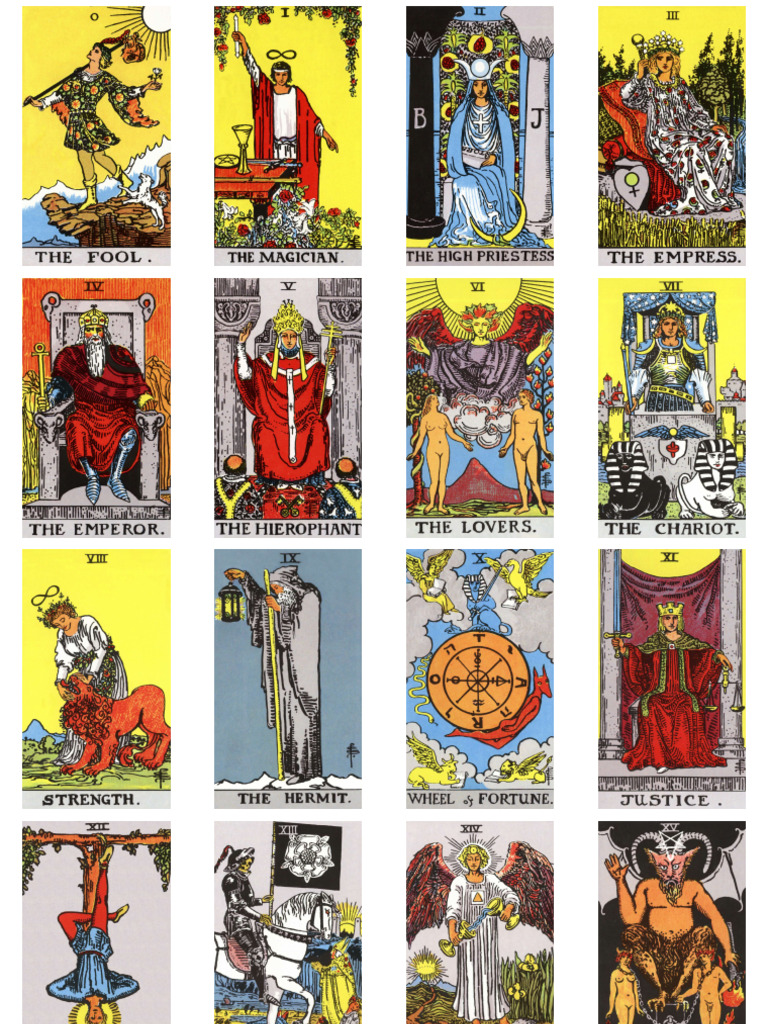 Tarot Rider Waite HD 78 Cartas | PDF