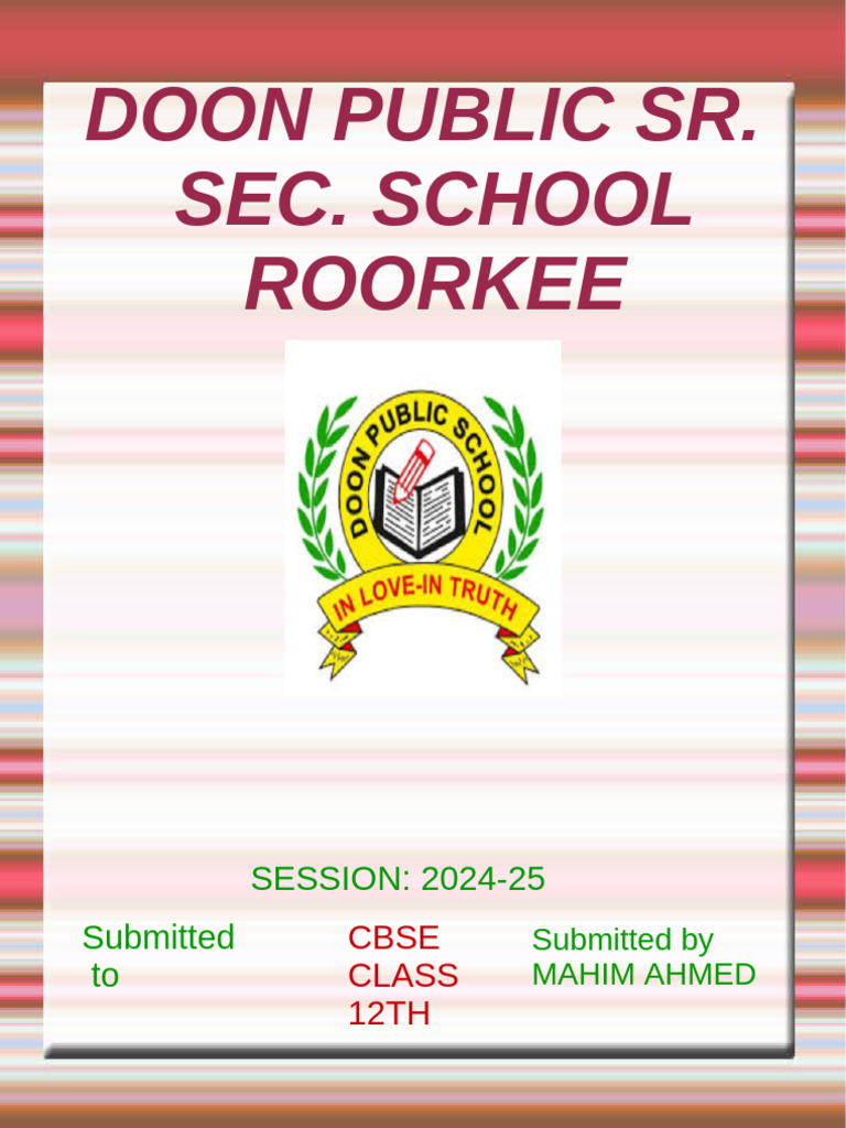 Doon Title Page | PDF