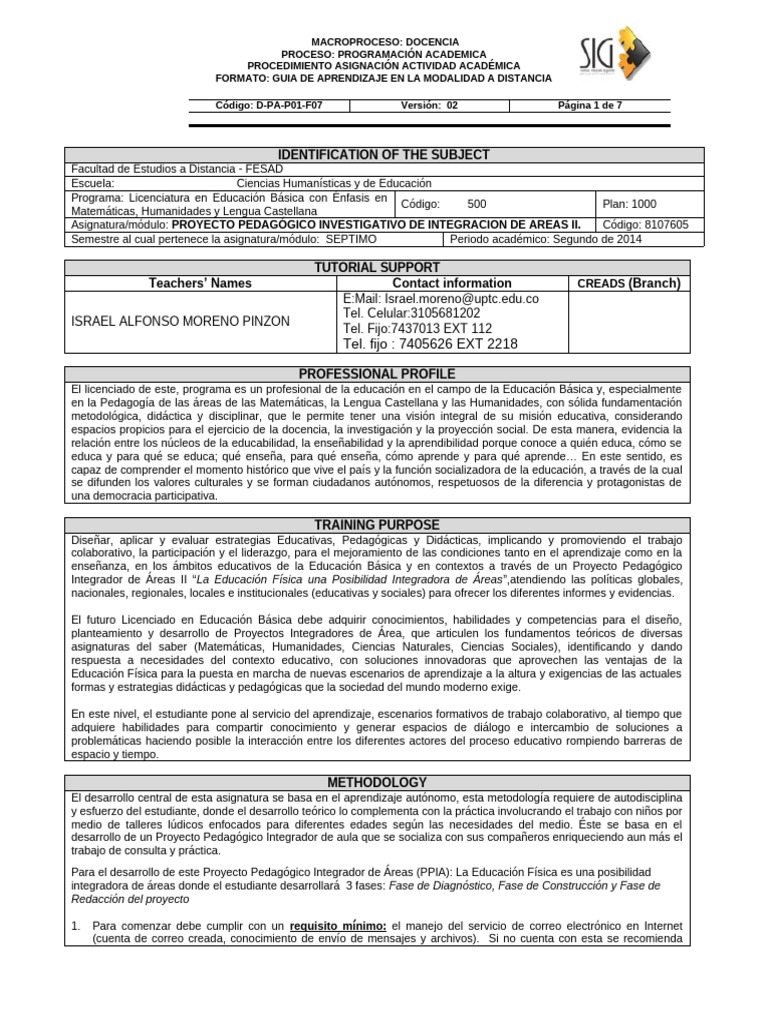 Guía de Aprendizaje a Distancia FESAD | PDF | Moodle | Educación primaria