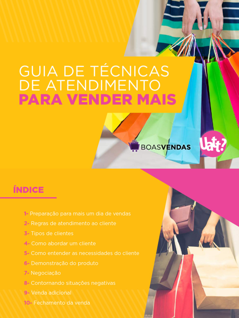 GUIA Tecnicas de Atendimento para Vender Mais | PDF | Roupas
