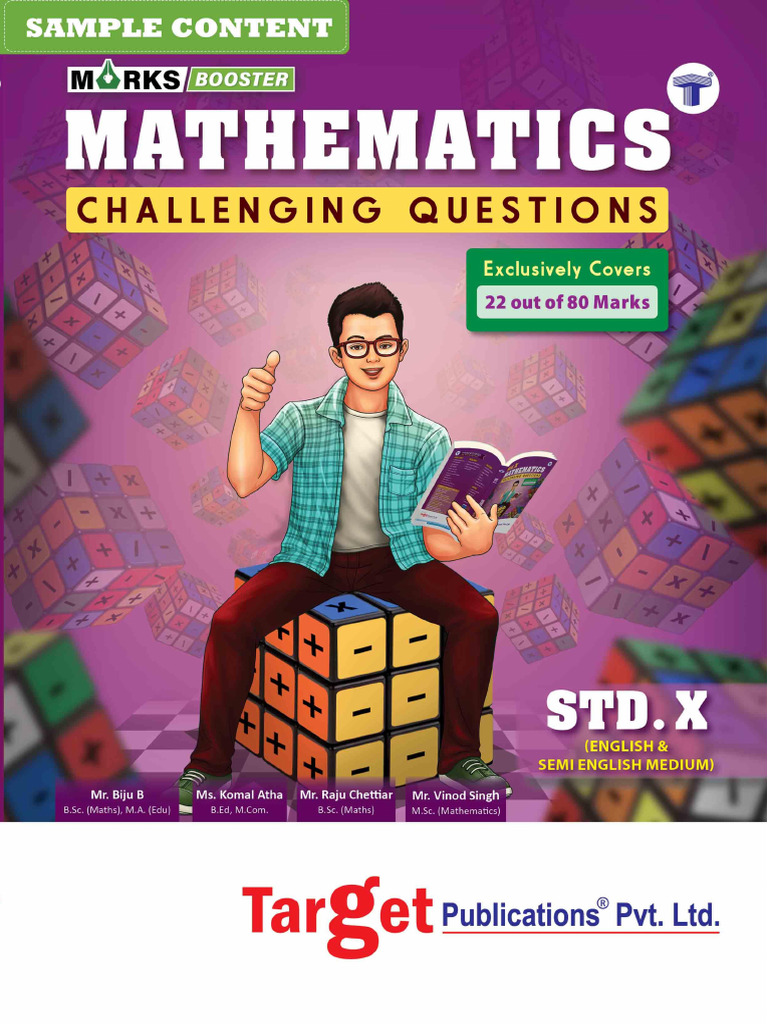 Mathmatics Hots Question 2025 | PDF | Equations | Variable (Mathematics)