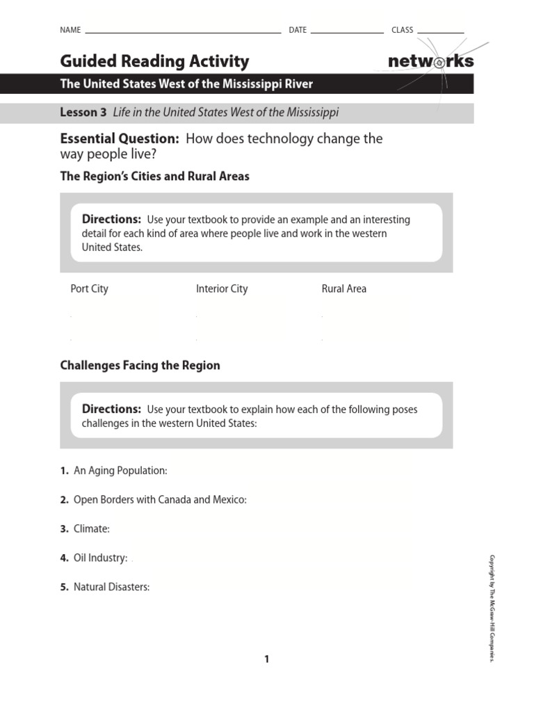 Chapter 5 Lesson 3 Guided Reading | PDF