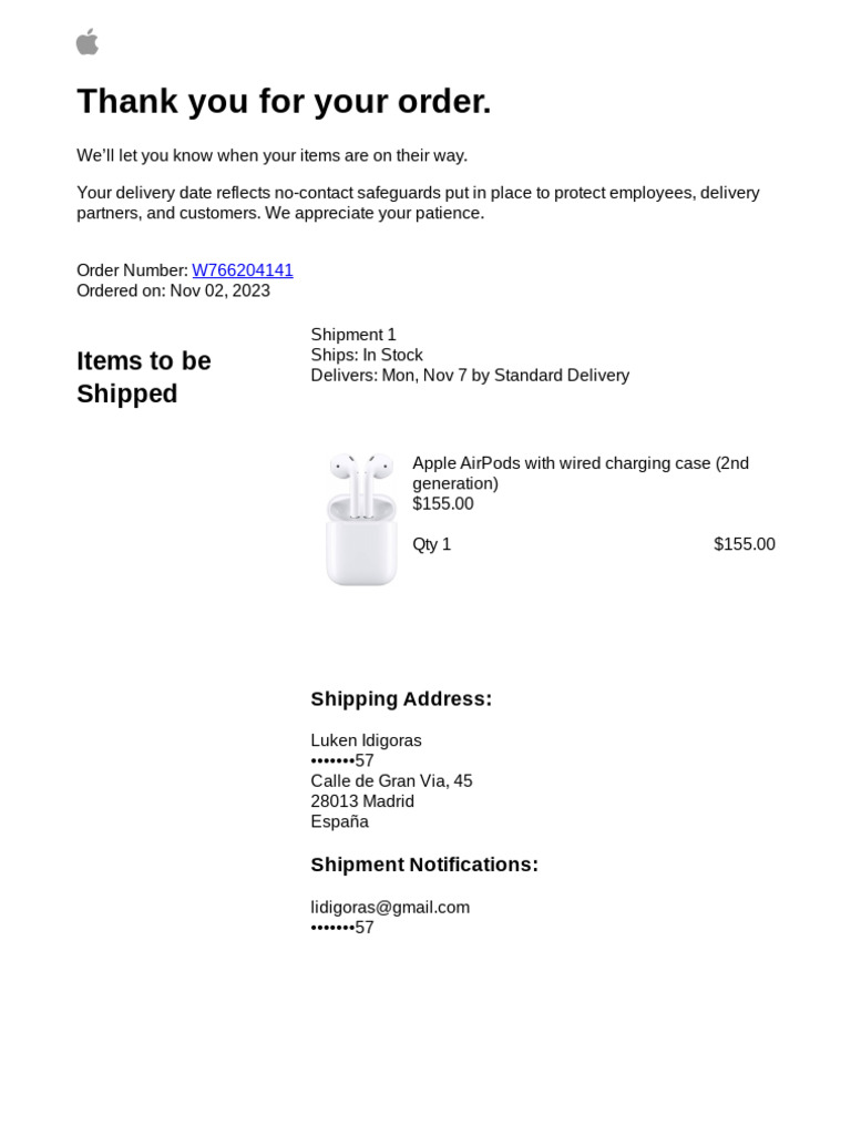 InvoiceWriter - Apple Store - online receipt-recortado | PDF