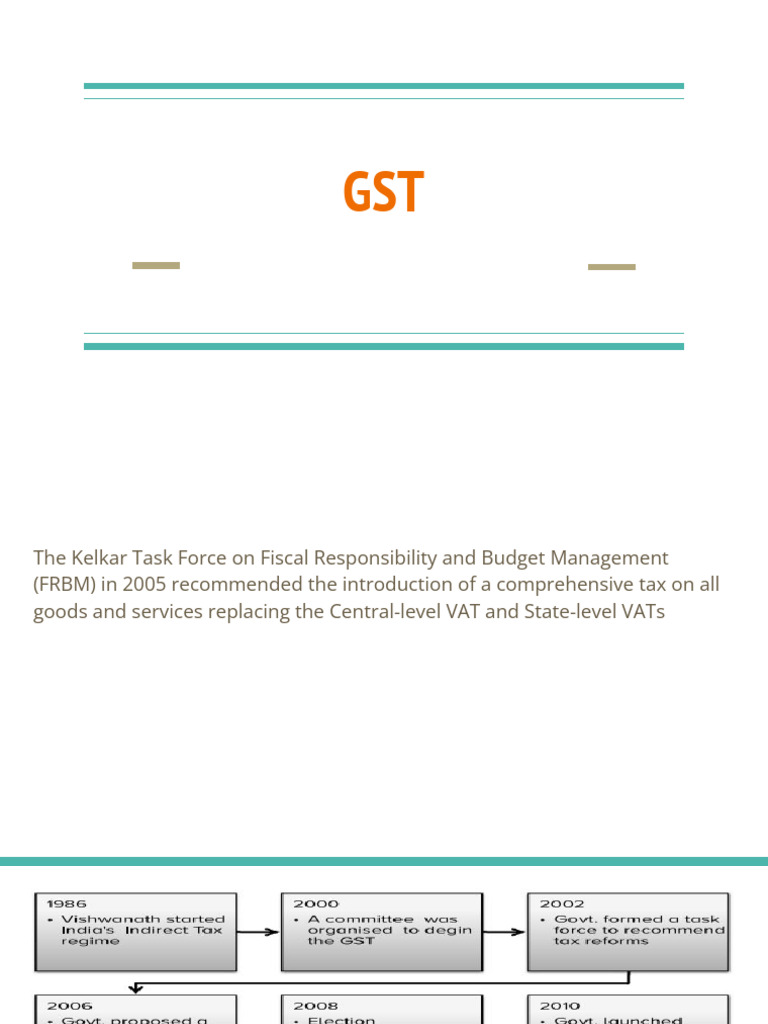 Gst | PDF | Taxes | Value Added Tax