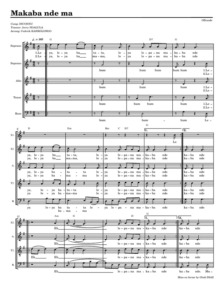 Makaba nde ma_Arr, Cedrick Kankolongo | PDF