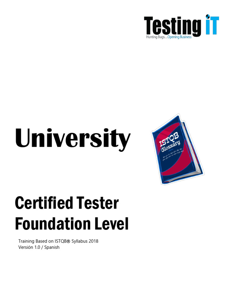 University ISTQB CTFL Glosario2018 v1.0 1 | PDF | Pruebas de software ...