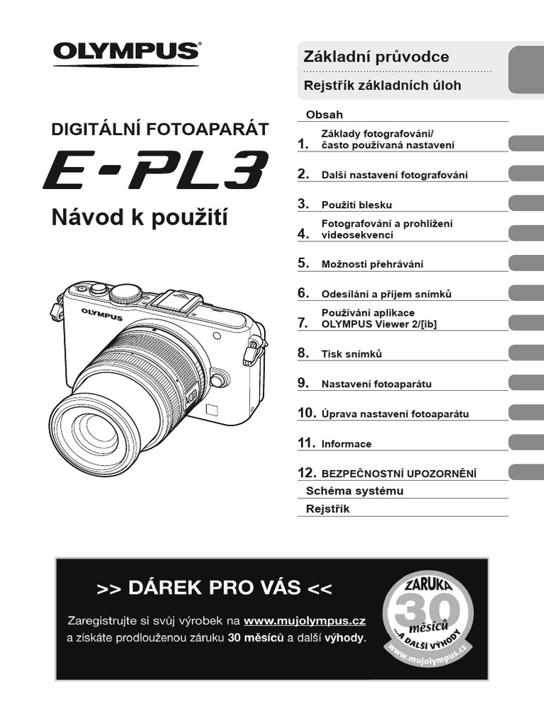 Manual Olympus E-PL3 | PDF