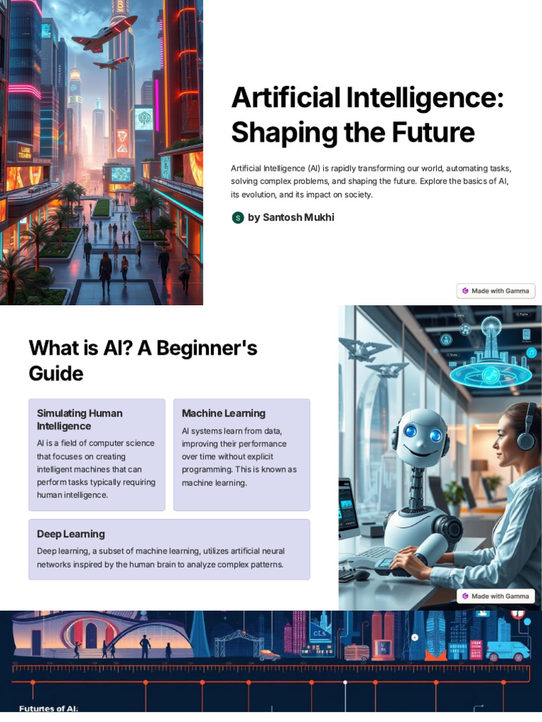 Artificial Intelligence Shaping the Future | PDF | Intelligence (AI) & Semantics | Artificial ...