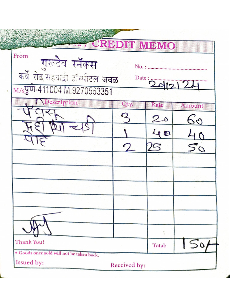 Snacks - 150rs - 20 Dec | PDF