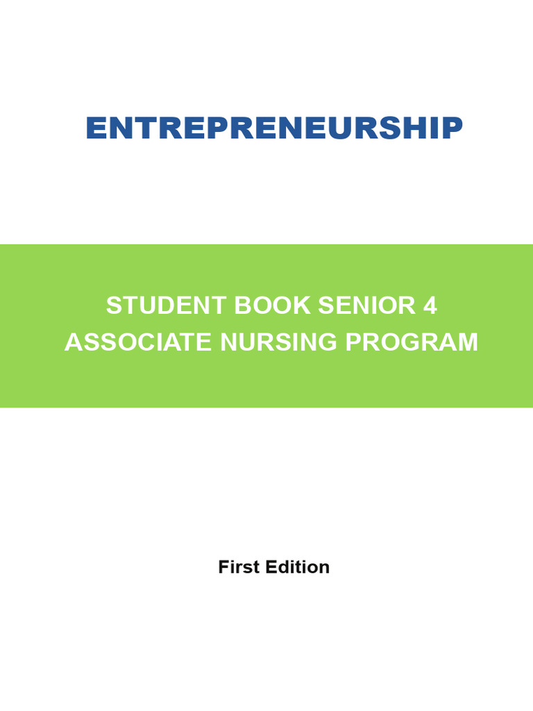 Entrepreneurship Guide for S.4 Students | PDF | Entrepreneurship | Business