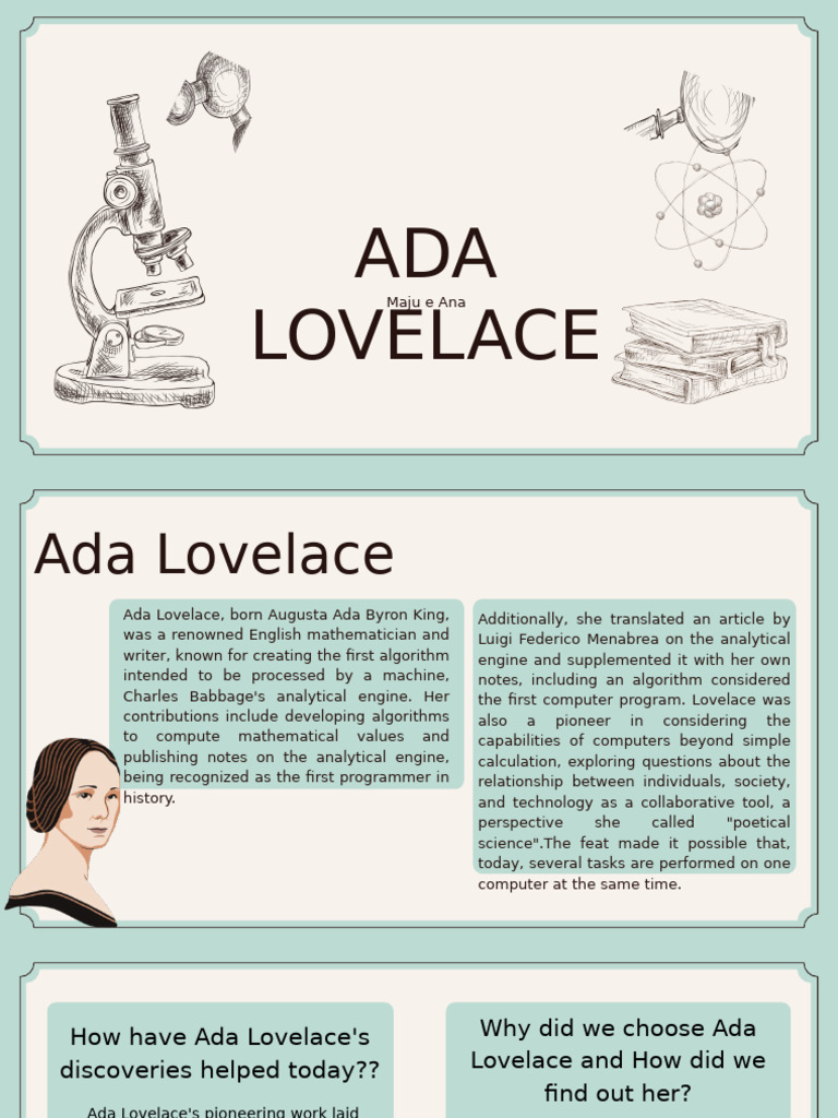 Ada Lovelace | PDF