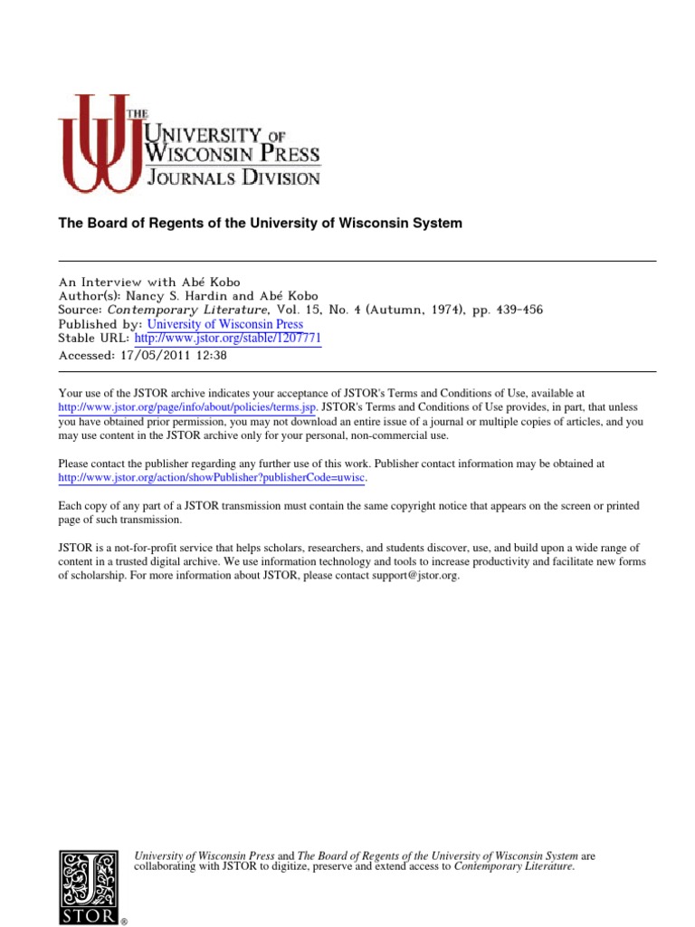 Abe Interview | PDF | Existentialism | Science