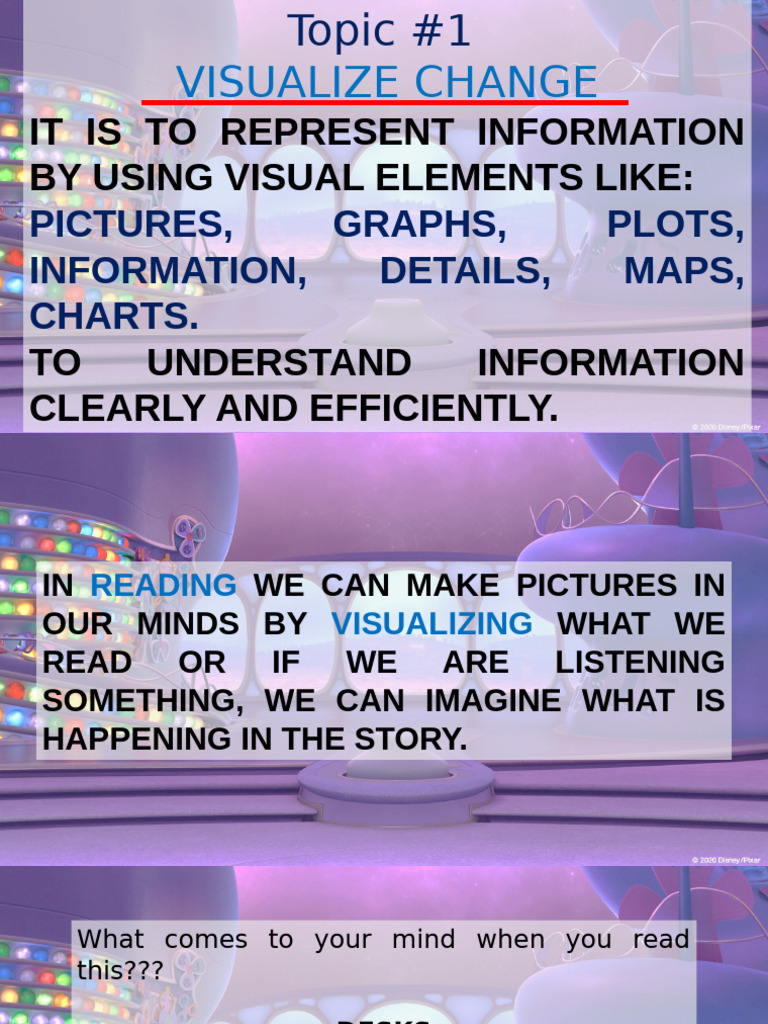 TOPIC UNIT #1 (Visualize changes) | PDF