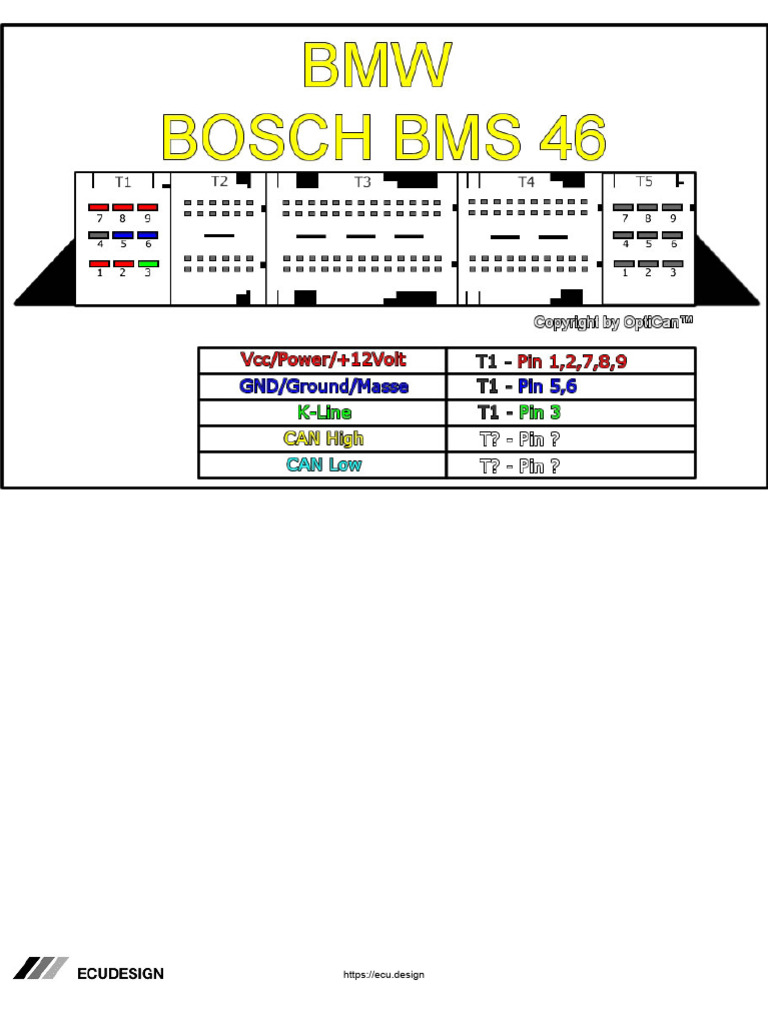 Bosch bms46 BMW Main Connector | PDF