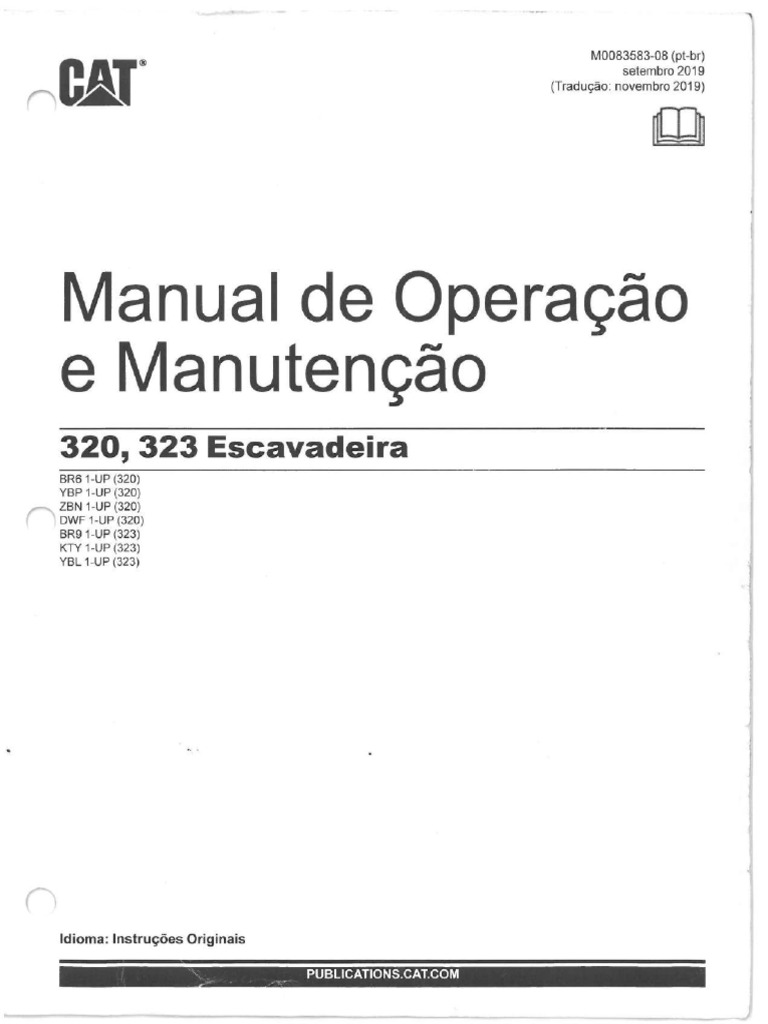 Cat 320 - Manual Operação e Manutenção | PDF