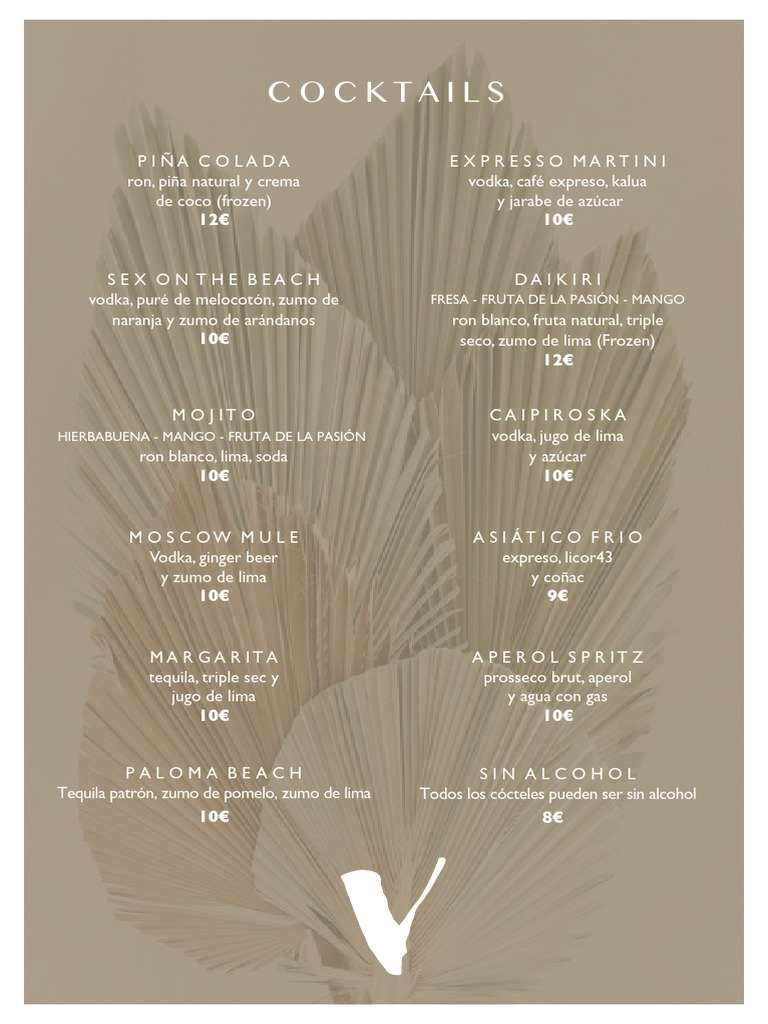 Carta Cocktails 24-2 | PDF