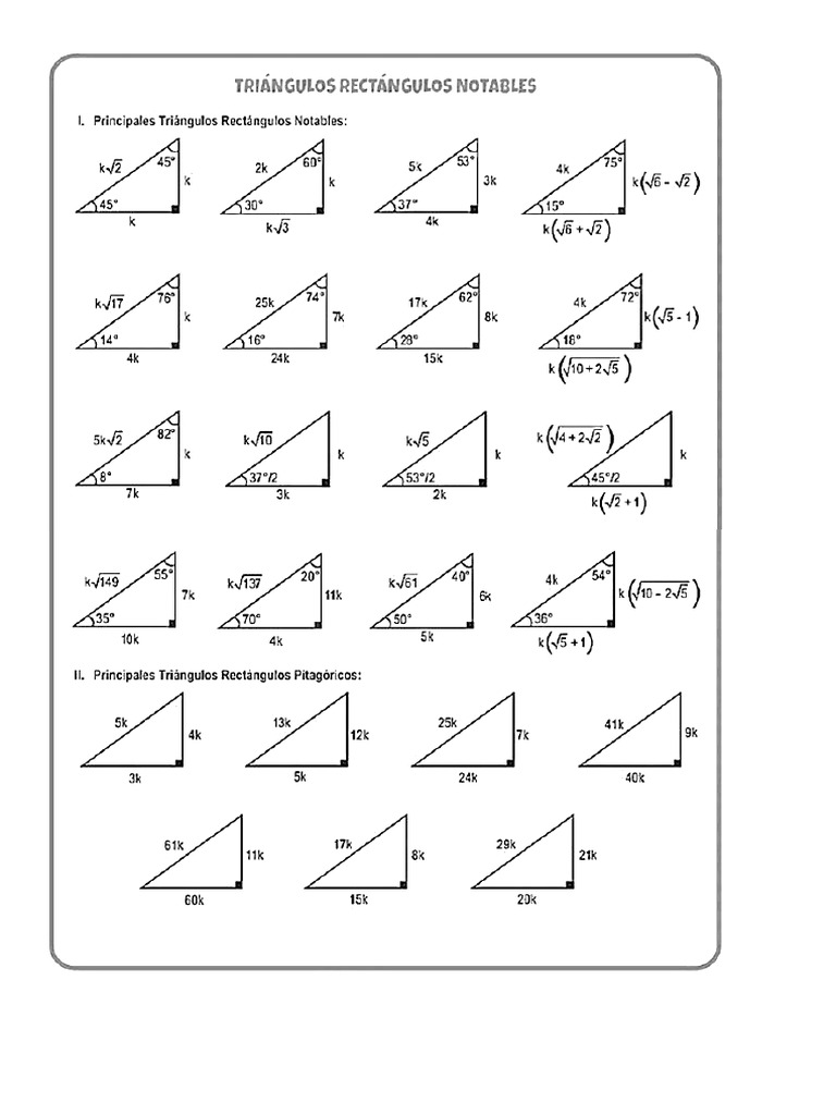 S15 - s1 - Triangulos Notables | PDF