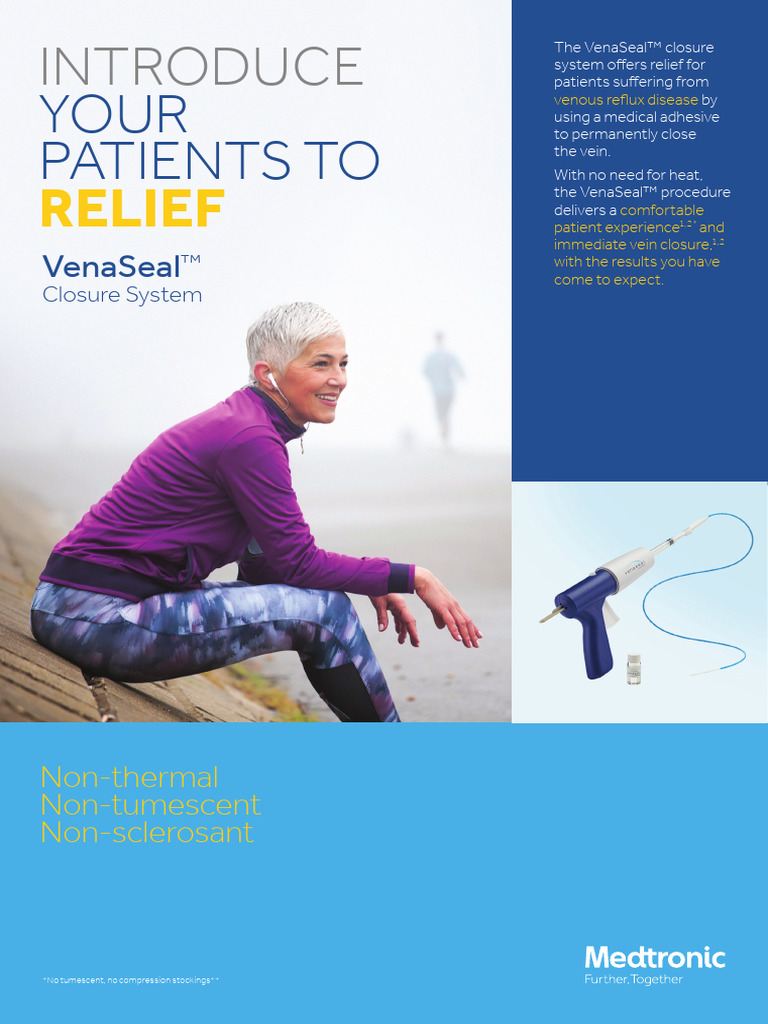 VenaSeal-physician-Brochure | PDF | Vein | Varicose Veins