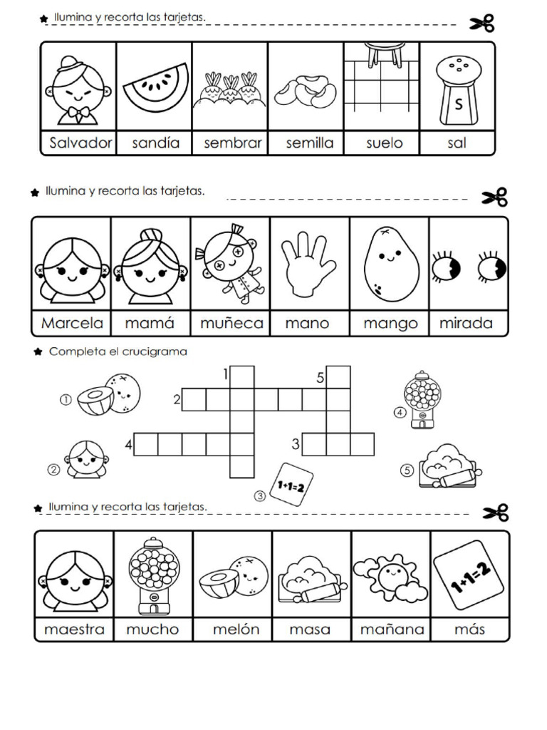 Imagenes Con Nombres Con La S. M. | PDF