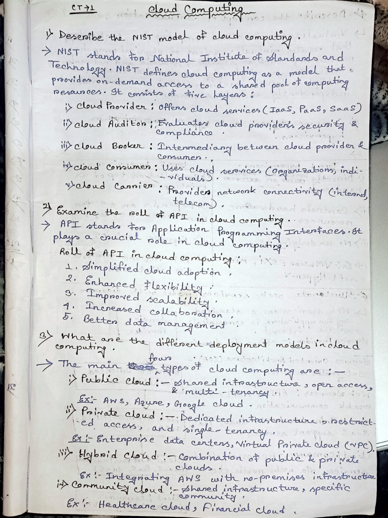 Cloud Computing Final | PDF