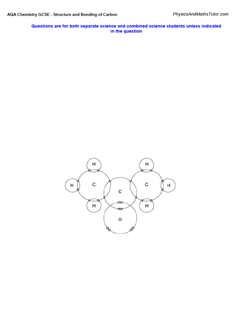 GCSE Chemistry: Carbon Structures | PDF | Chemical Bond | Carbon