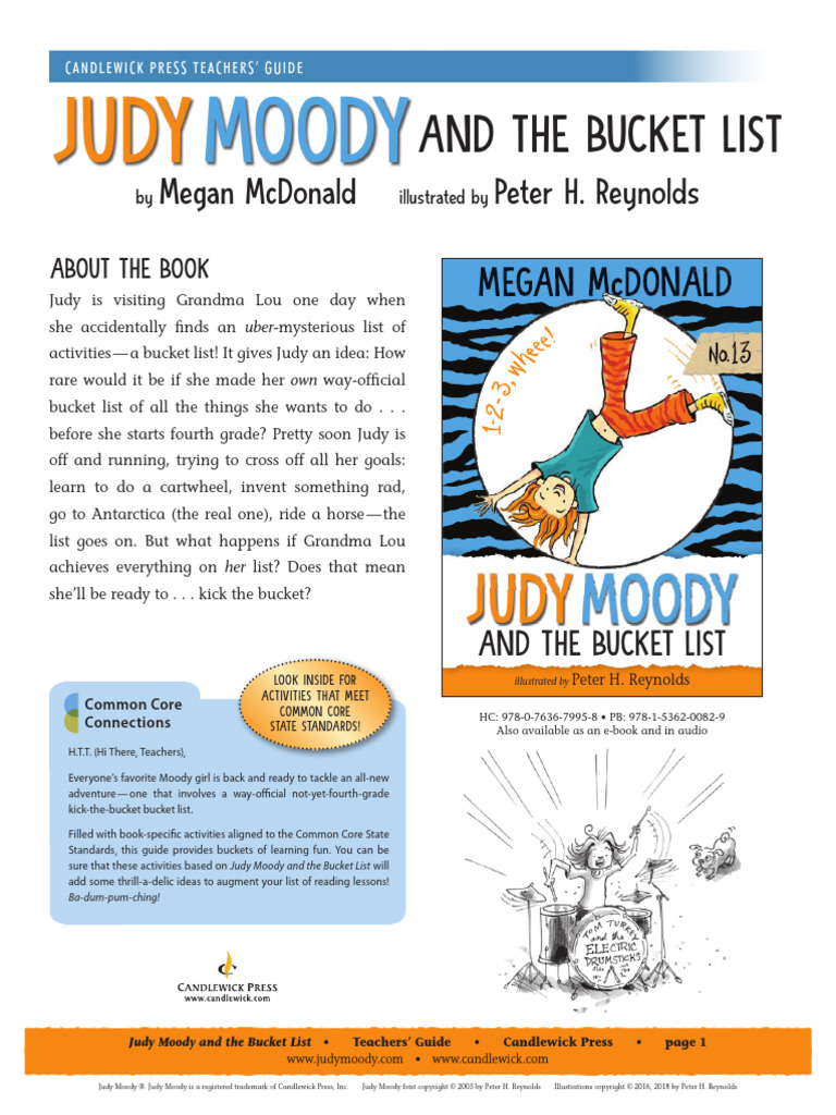 JudyMoody 13 TeachersGuide | PDF | Essays