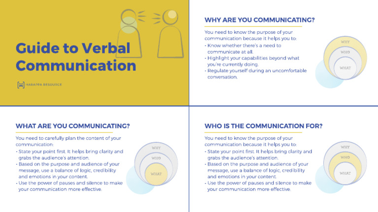 Guide To Verbal Communication | PDF