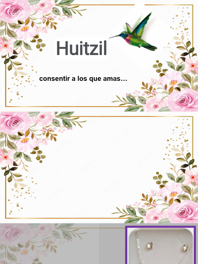 Joyería Huitzil: Collares y Aretes | PDF