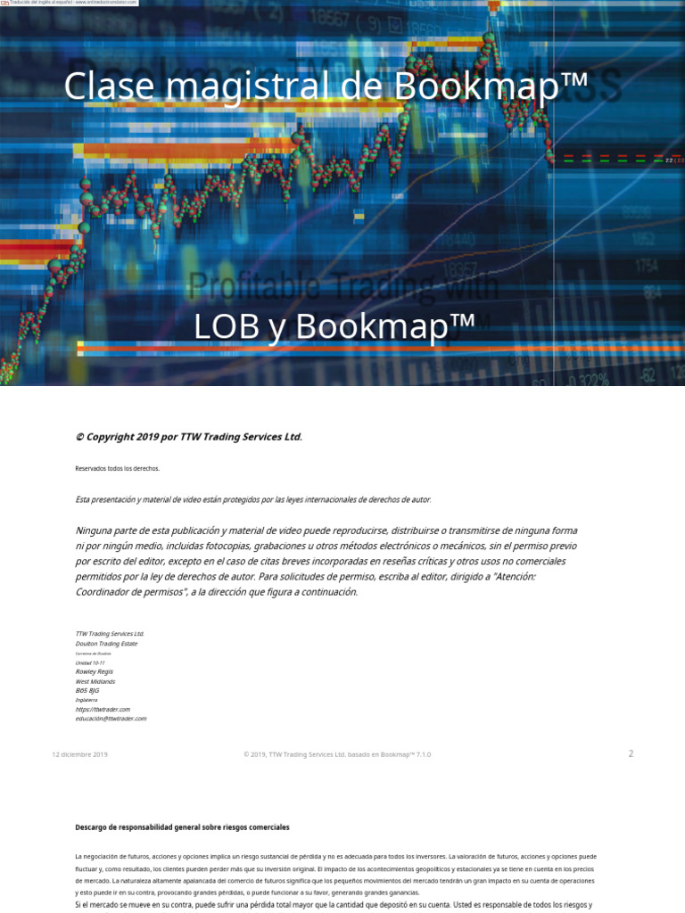 Bookmap-Masterclass - 1-10 en Es | PDF | Comerciante (Finanzas) | Sector privado