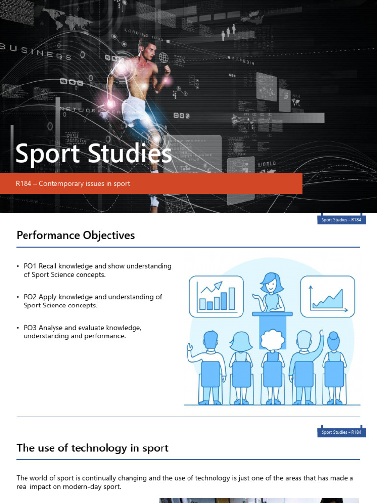 R184 Topic Area 5 The Use of Technology in Sport Comprimido | PDF | Sports