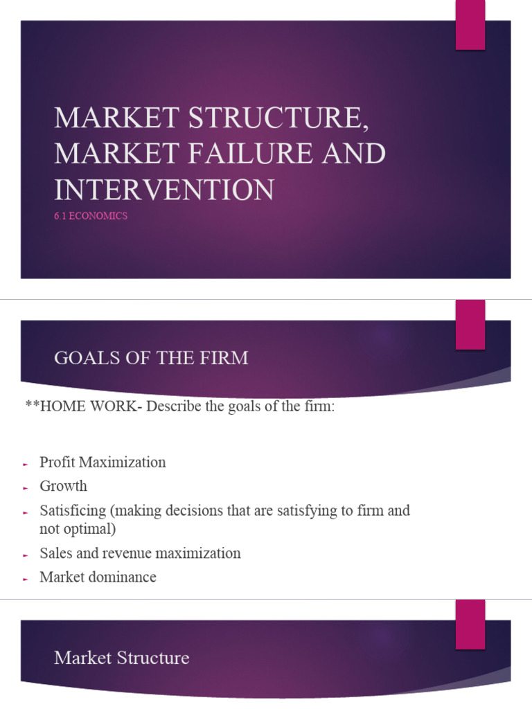 Market Structure Part 1 6.1 | PDF | Profit (Economics) | Monopoly