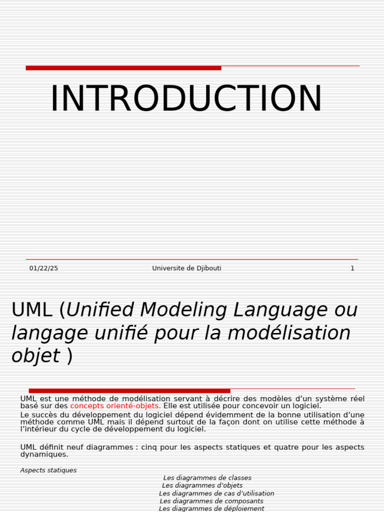Chapitre II UML | PDF | Langage de Modélisation Unifié | Cas d'utilisation