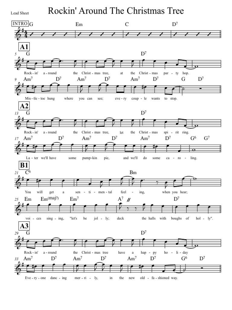 Rockin - Around - The - Christmas - Tree 2020 - Tutto Lo Spartito | PDF