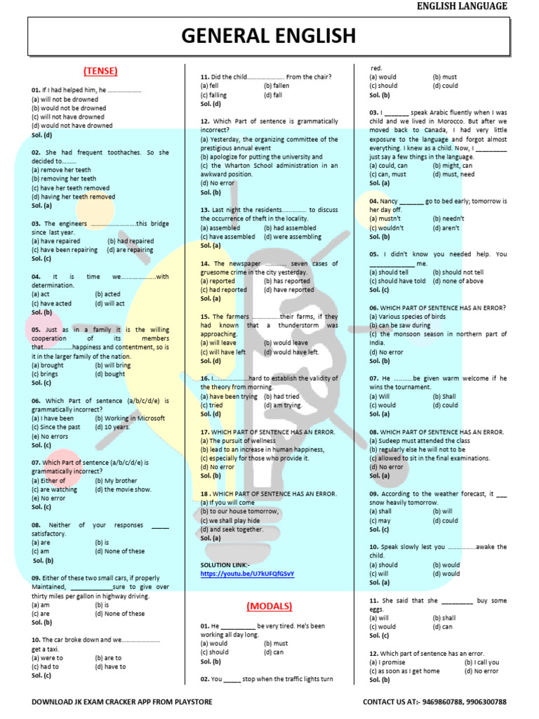 English MCQS - 38303662 - 2024 - 07 - 13 - 06 - 00 - 240713 - 060103 | PDF | Adjective | Adverb