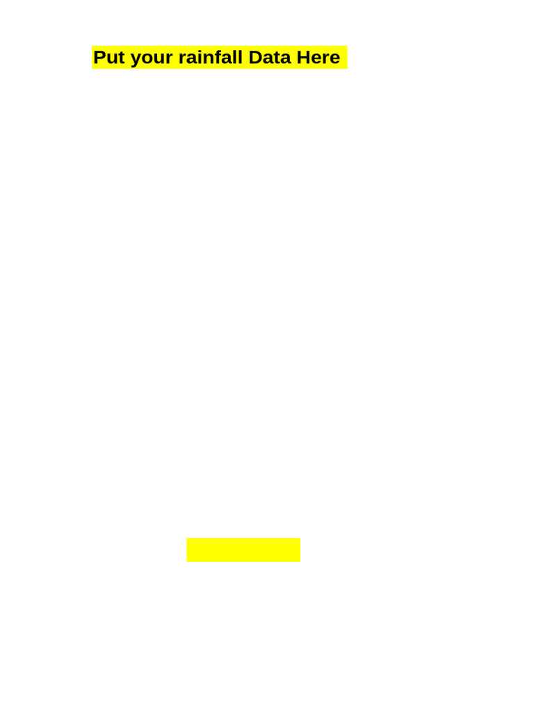 Rainfall Data Input for HYFRAN Plus | PDF