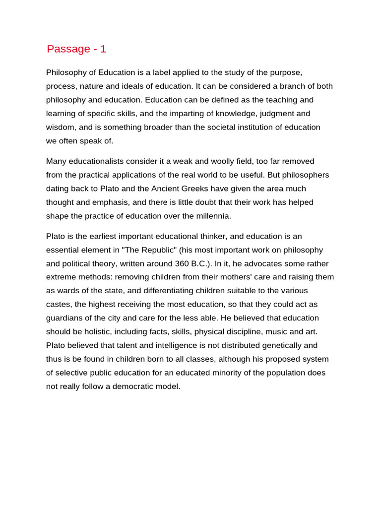 Reading Passages For Practice | PDF | Artificial Intelligence ...