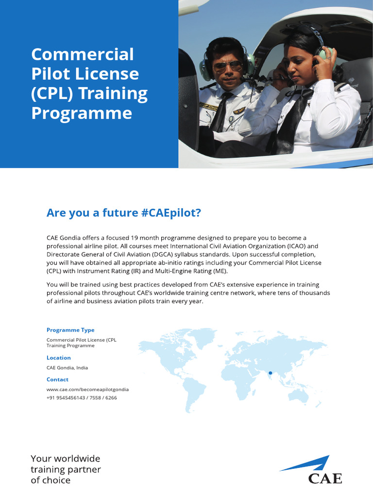 Commercial Pilot Training Program - NFTI Gondia | PDF | Aviation ...