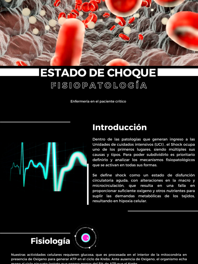 Estado de Choque | PDF | Choque (circulatorio) | Especialidades Medicas