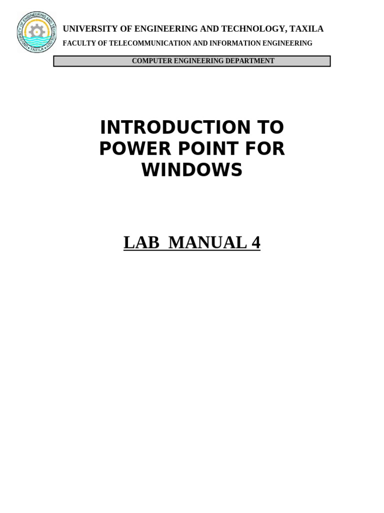 ITC_Lab4 | PDF | Microsoft Power Point | Computer File