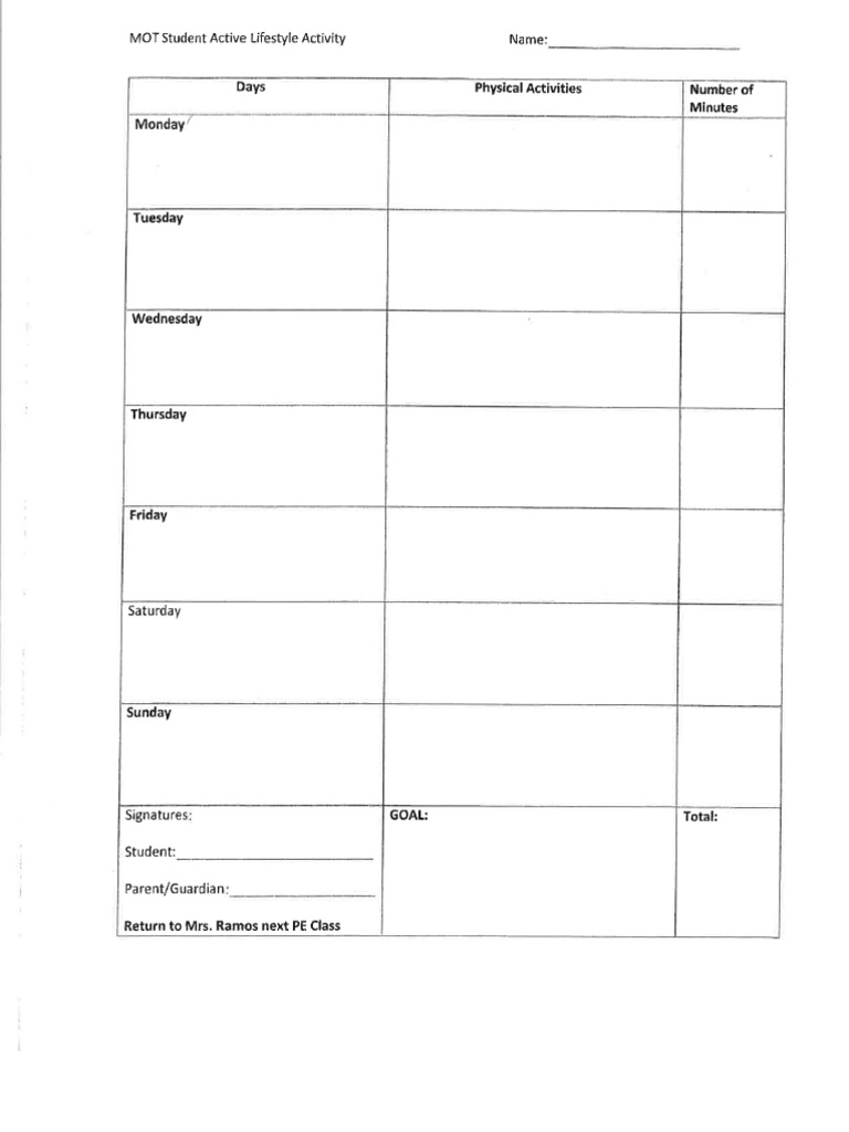 PE__Activity_Log (1) | PDF